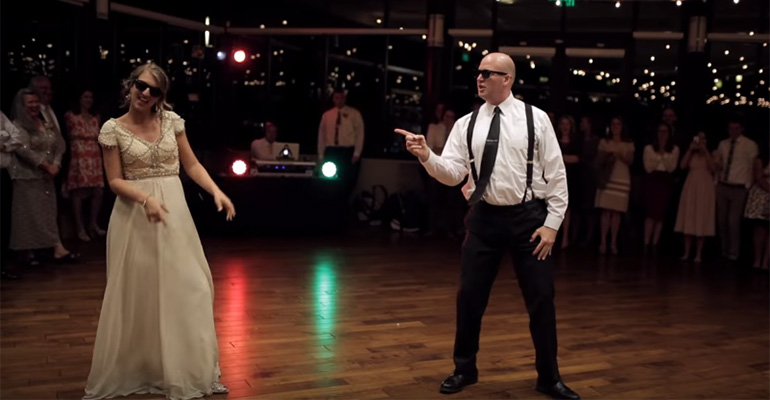 Surprise Father Daughter Dance Set To An Epic Song Mashup