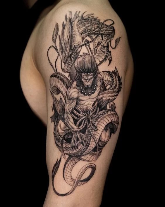 Sun Wukong Tattoo Meanings Tattoo Ideas And Tattoo Designs Tattoogoto