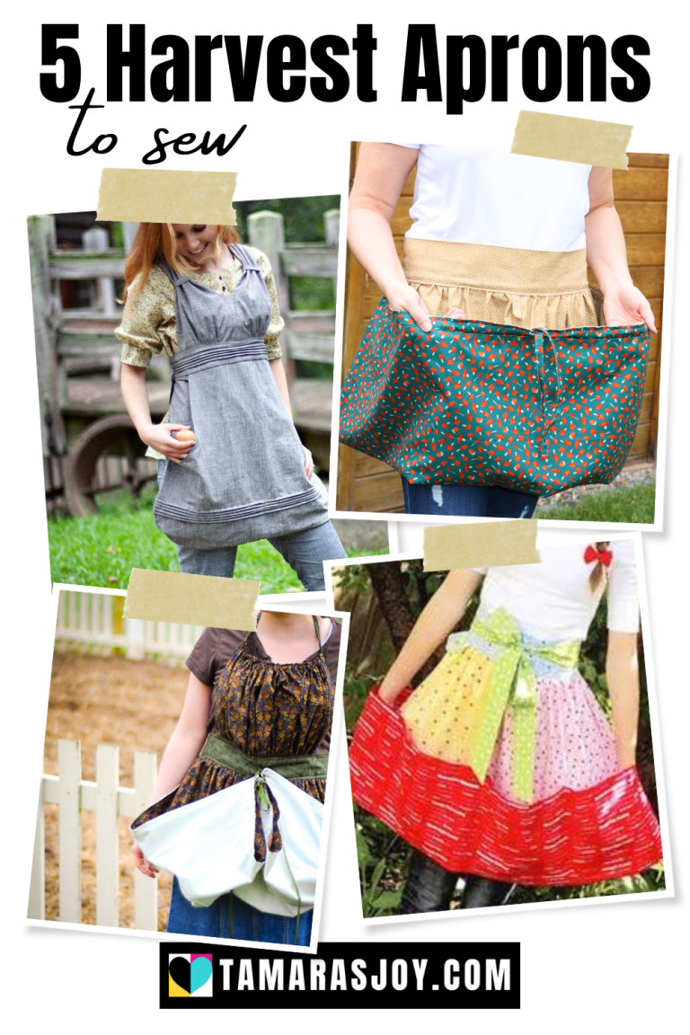 5 Harvest Apron Sewing Patterns ⋆ Tamaras Joy