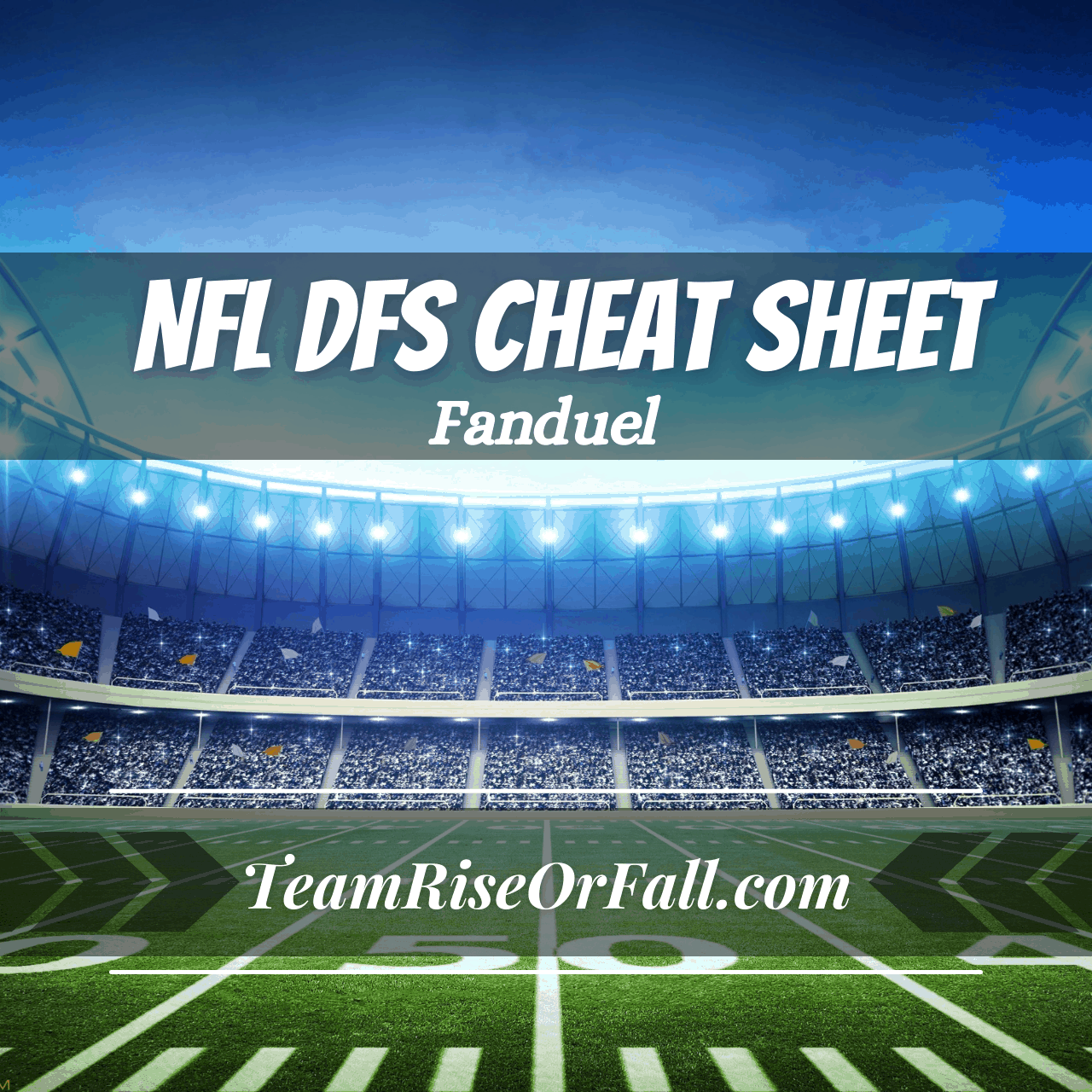 Nfl Dfs Cheat Sheet Printable Templates Free