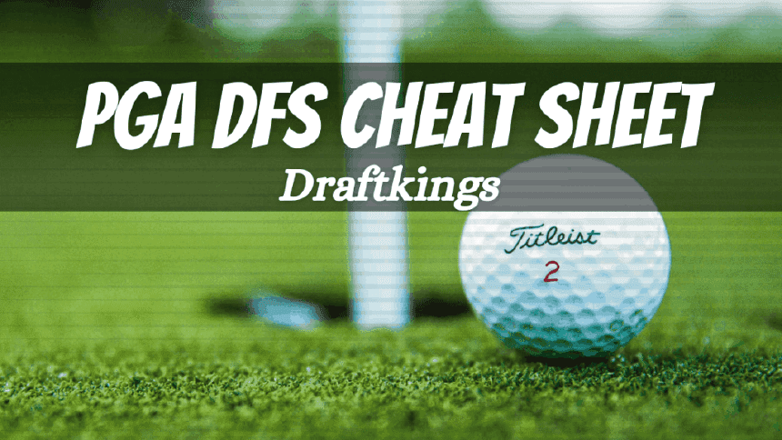 Draftkings Pga Dfs Cheat Sheet For The Valspar Championship Dfs