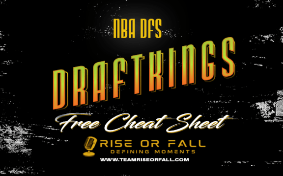 Nba Cheat Sheet Dfs Lineup Strategy Dfs Advice Dfs Sheets And Dfs