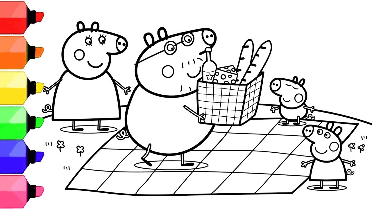 Peppa Pig Desenho Para Colorir Techjambo