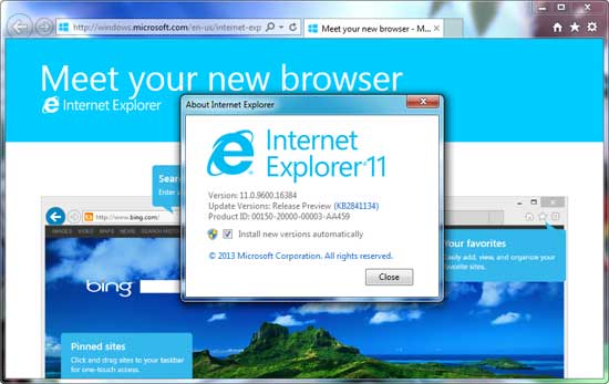 Download Internet Explorer 11 For Windows 7 Release Preview Techtrickz
