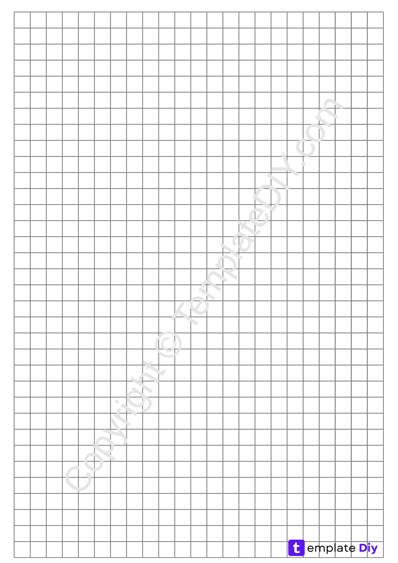 Full Page Graph Papergrid Paper Printable Template In Pdf