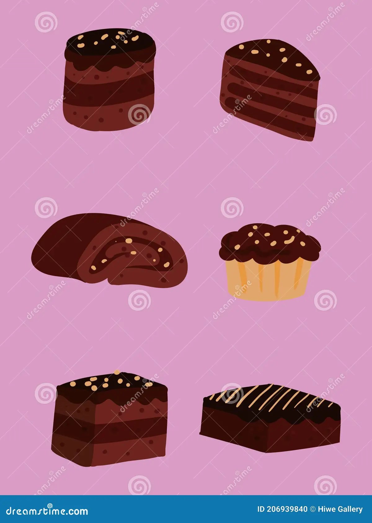 Cartoon Brownies Png Mandelkuchen Illustrationen Und Vektorgrafiken