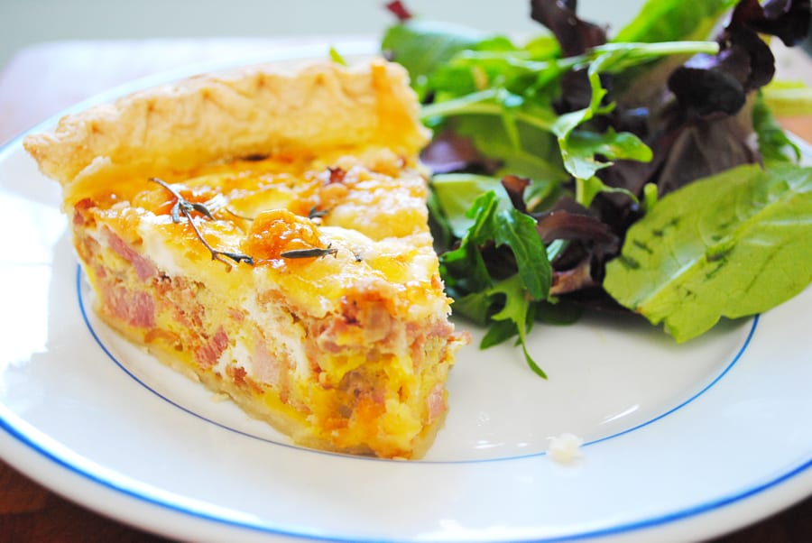 Ham And Bacon Quiche The Anchored Kitchen