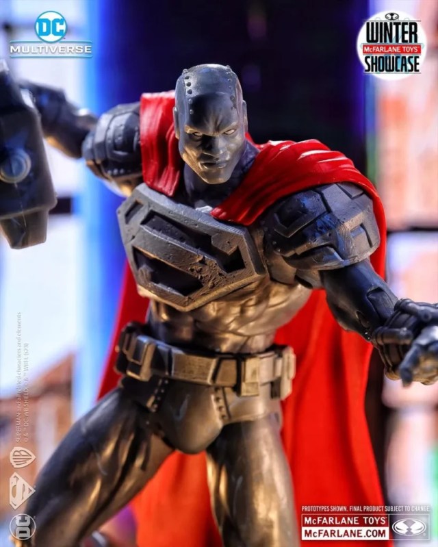 Mcfarlane Toys Shares First Look At Steel And Hush Superman Action