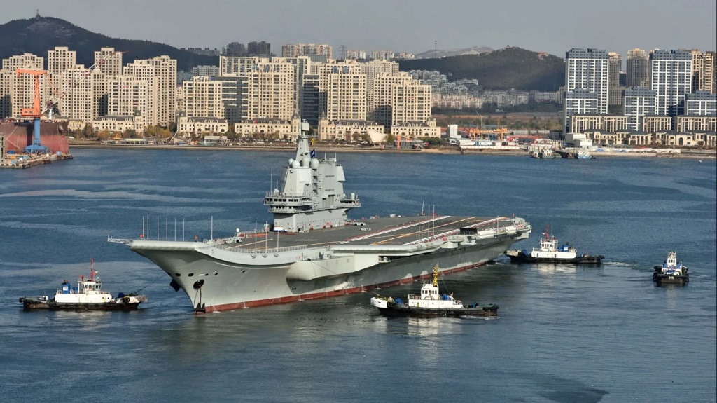 Chinas Second Aircraft Carrier Type 002 Shandong Commissioned With