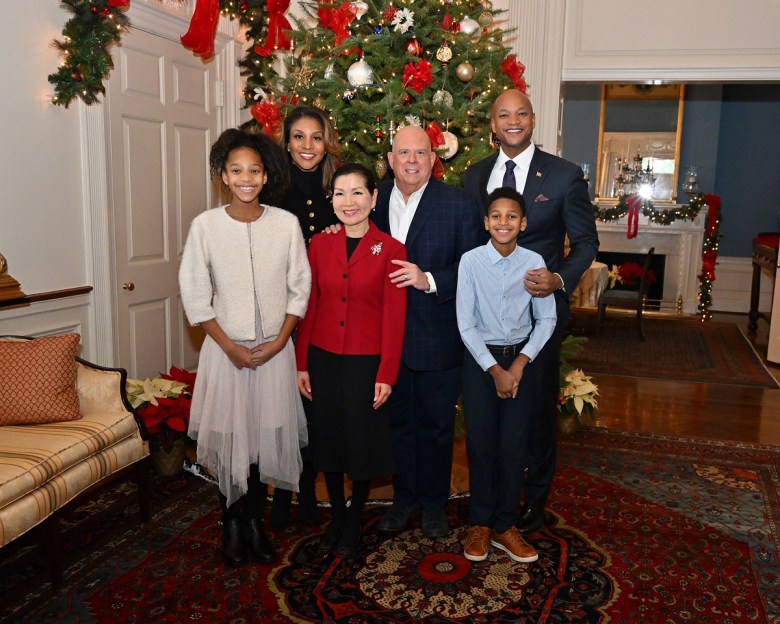 Governor Hogan Welcomes Governor Elect Wes Moore To Government House