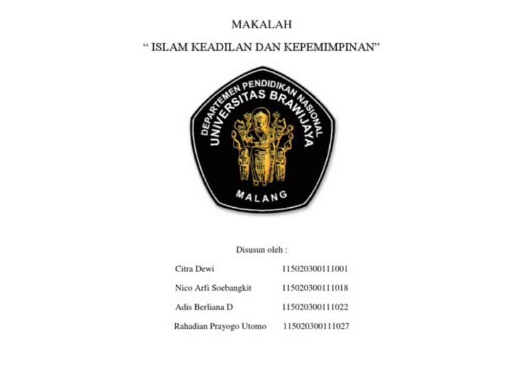 Contoh Cover Kti Yang Benar Pdf Karya Tulis Ilmiah Contoh Cover