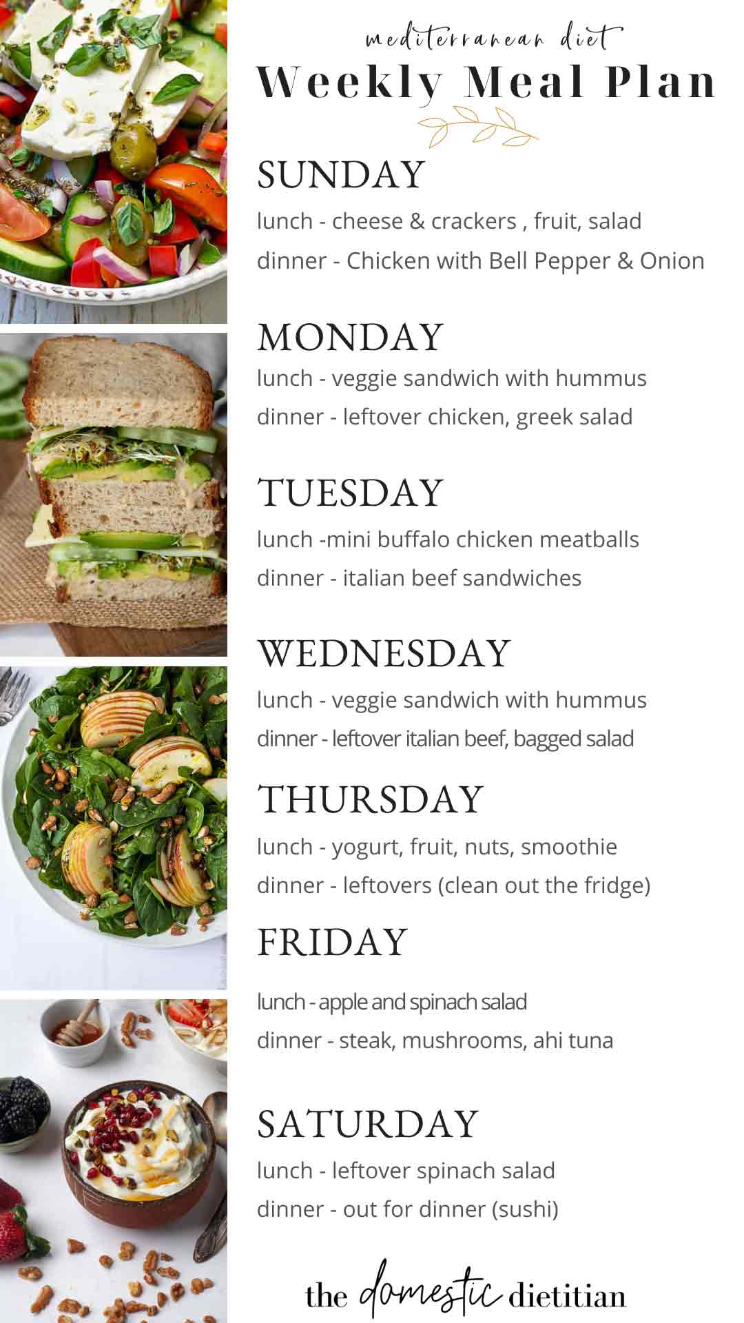 Mediterranean Diet Meal Plan Week 30 The Domestic Dietitian