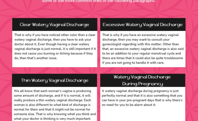 Watery Vaginal Discharge Causes Symptoms And Treatment Theme Loader