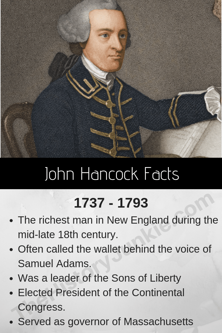 John Hancock Facts Biography Signature The History Junkie