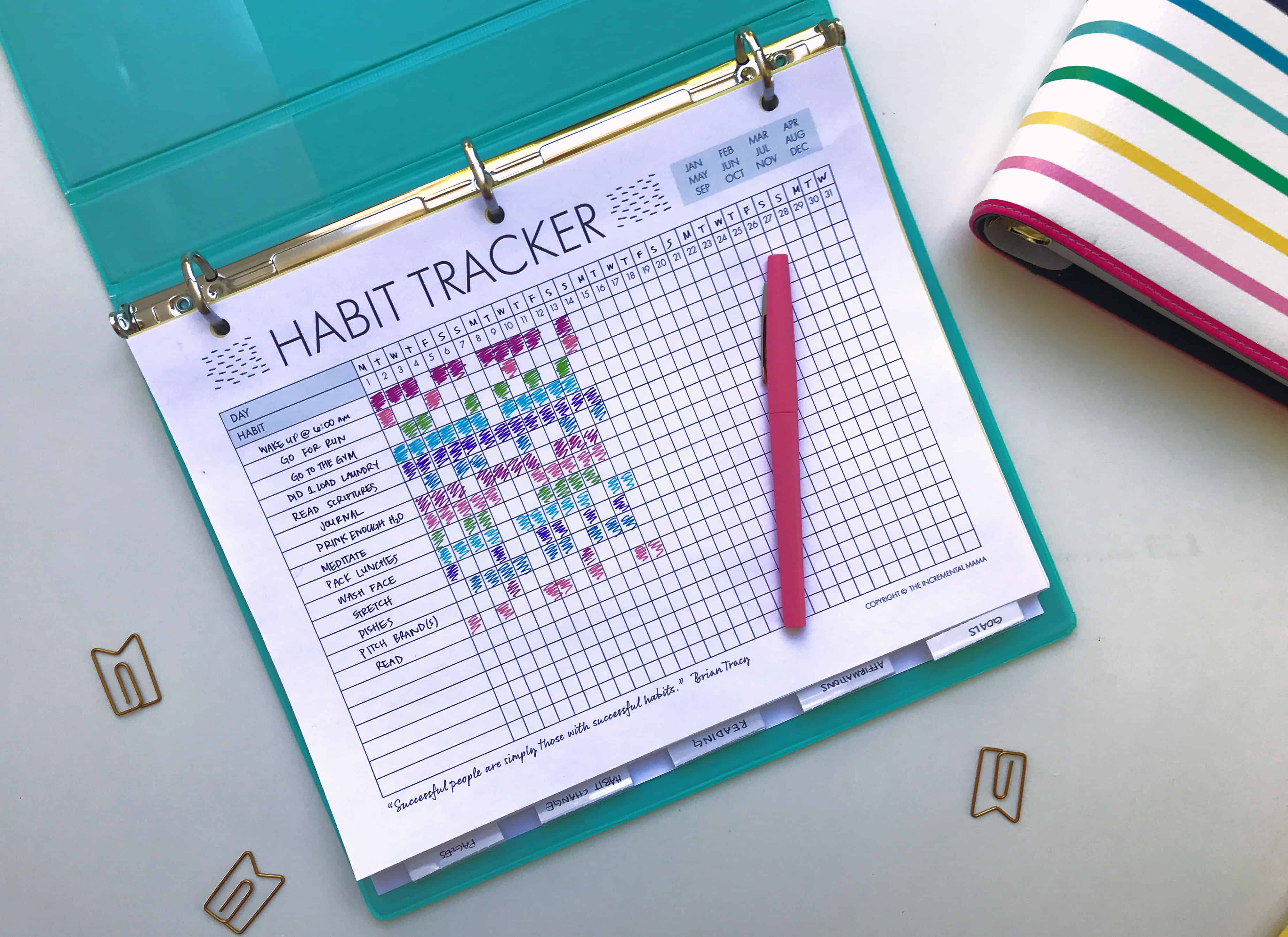 Free Daily Habit Tracker Printable And How To Use It To Reach Your Goals