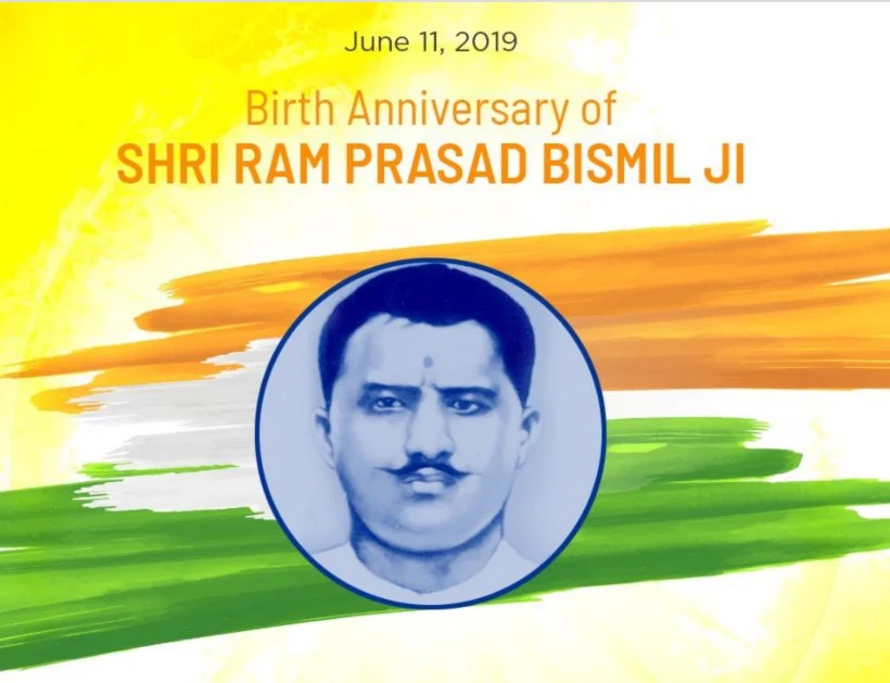 Ram Prasad Bismils 123rd Birth Anniversary India Remembers The