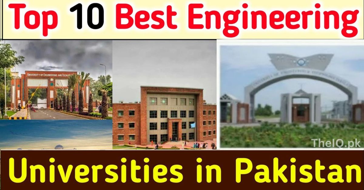 Top 10 Universities For Engineering In Pakistan 2023 Institution Rankings