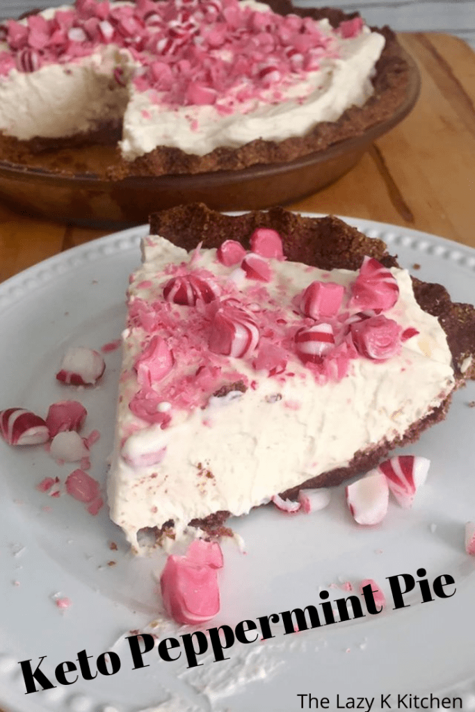 Keto Peppermint Pie The Lazy K Kitchen Low Carb