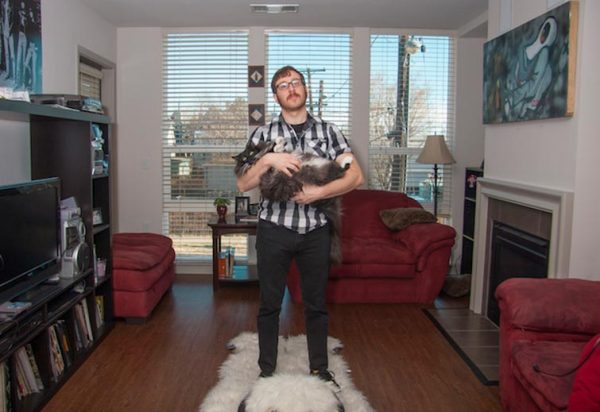 Photographer Breaks Crazy Cat Lady Stereotype By Featuring Grown Men