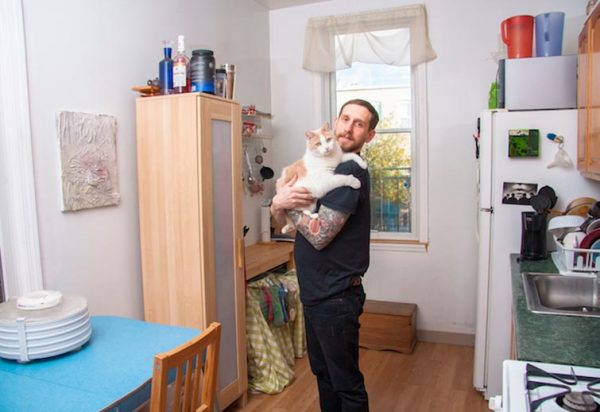 Photographer Breaks Crazy Cat Lady Stereotype By Featuring Grown Men