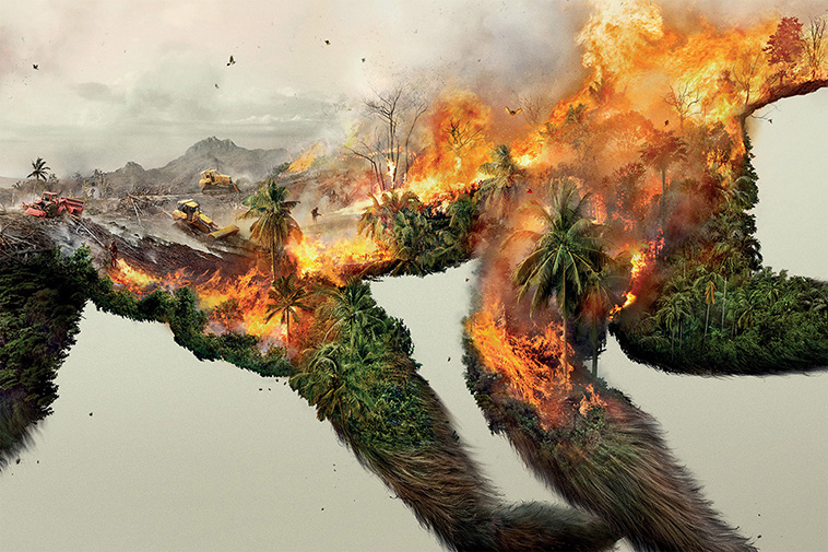 “destroying Nature Is Destroying Life” Striking Ad Posters To Call