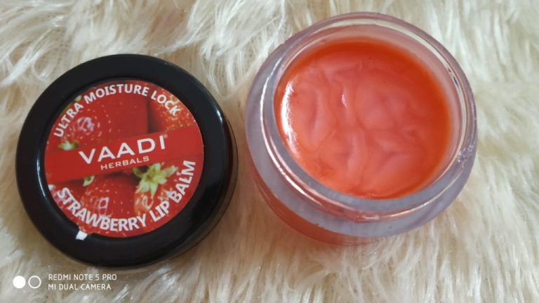 Vaadi Herbals Strawberry Lip Balm Review The Mirror Addiction