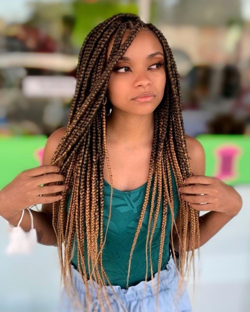 50 Exquisite Box Braids Hairstyles That Really Impress