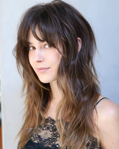 60 Lovely Long Shag Haircuts For Effortless Stylish Looks In 2024