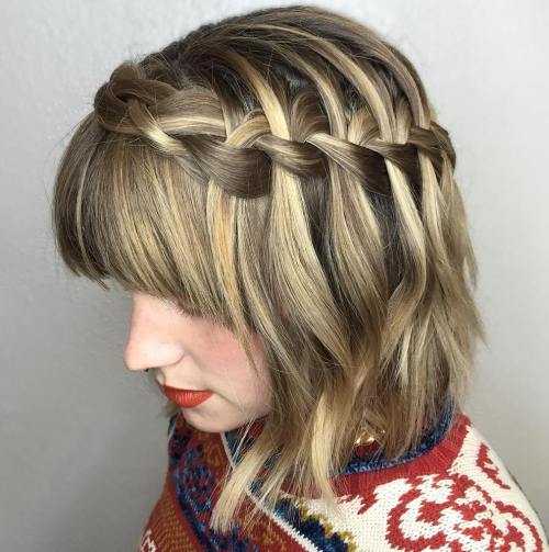 40 Flowing Waterfall Braid Styles Waterfall Braid Tutorial And