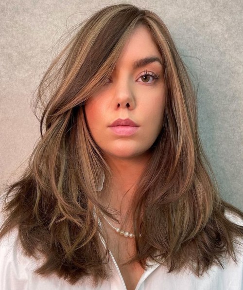 20 Choppy Cuts To Make Your Shoulder Length Layered Hair Shine Through