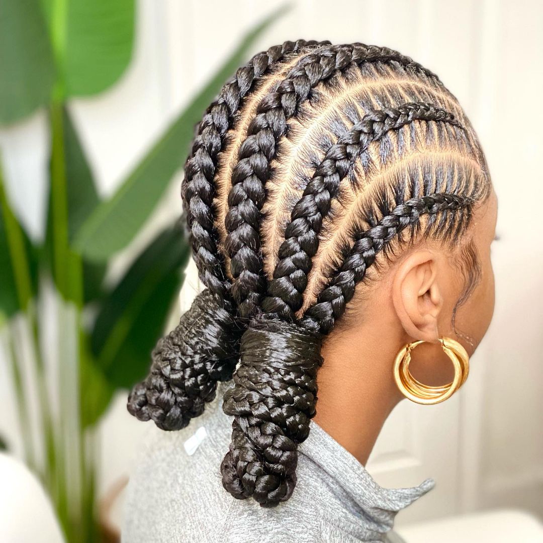 22 Beautiful Straight Back Cornrows Ideas For 2024