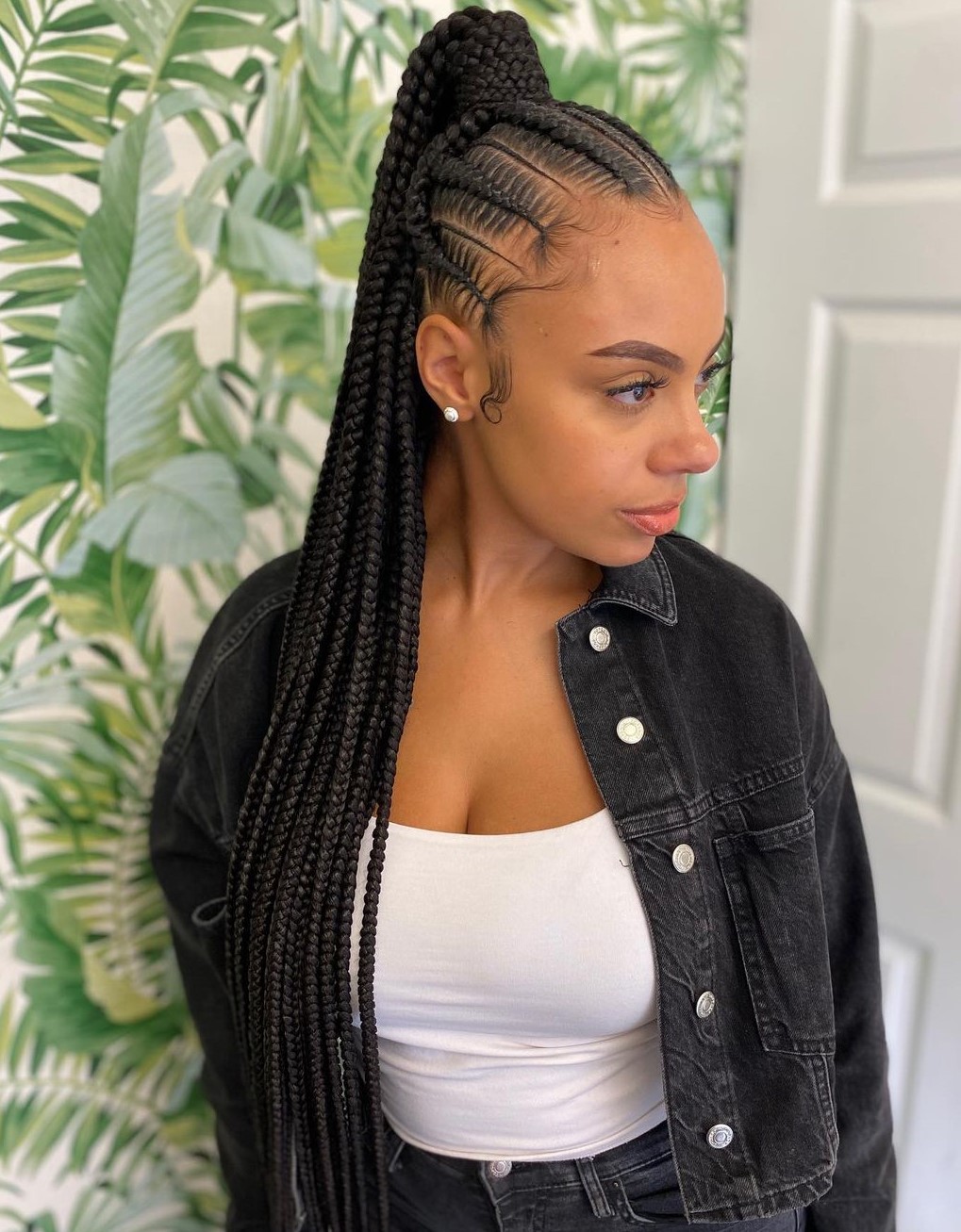 30 Smashing Braided Ponytail Hairstyles For Black Women