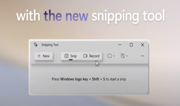 Windows 11 To Get Native Screen Recording Feature Via New Snipping Tool