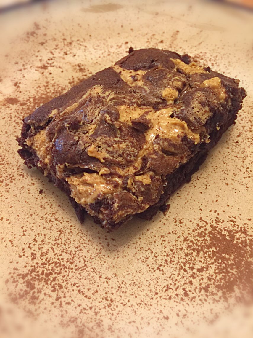 Peanut Butter Swirled Brownies The Teachers Table