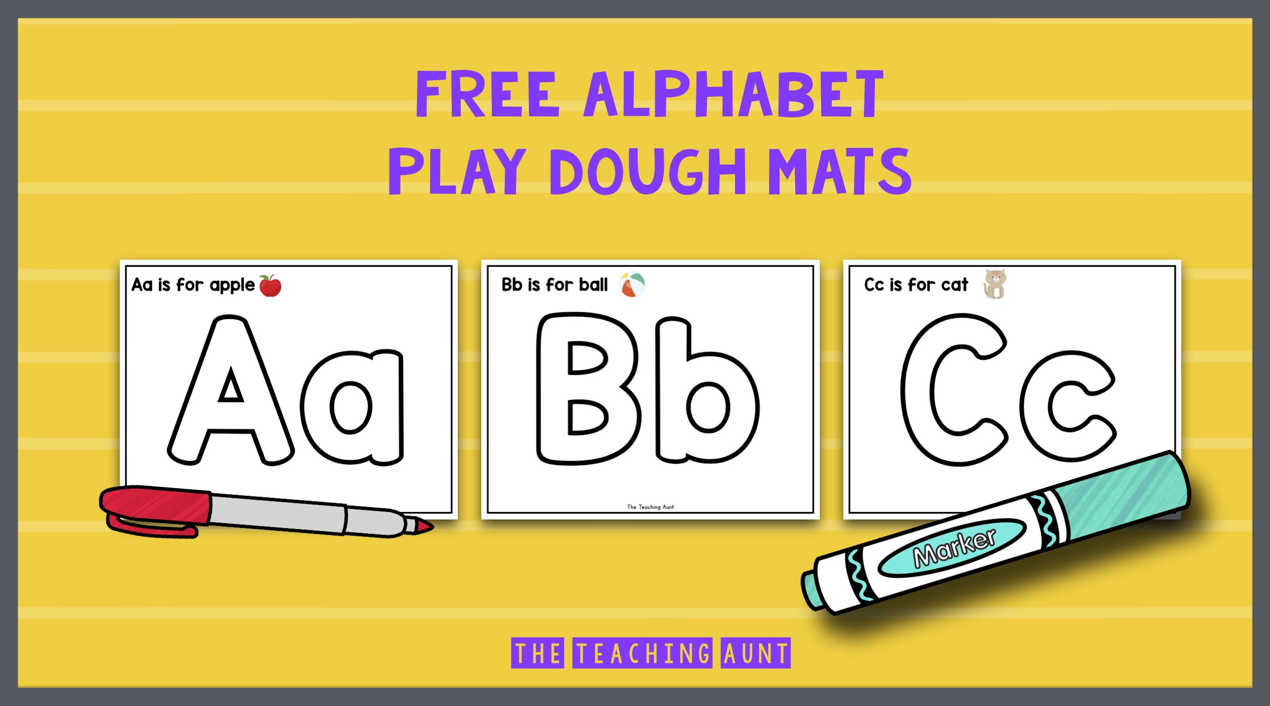 Free Printable Abc Playdough Mats Printable Templates