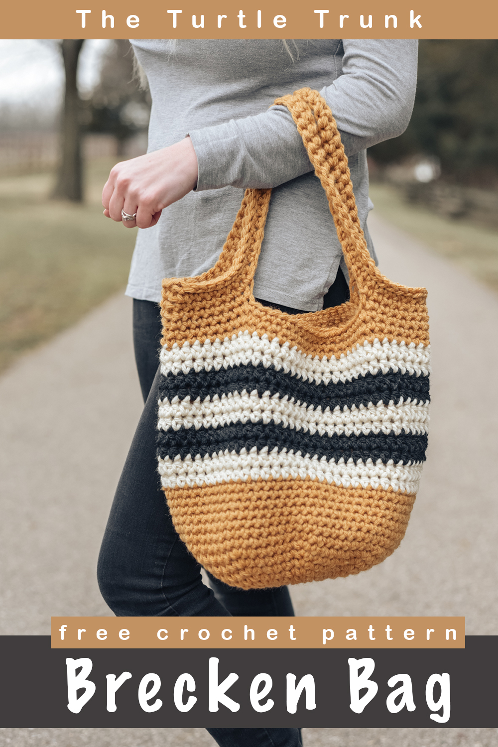 Brecken Bag Free And Easy Crochet Tote Bag Pattern The Turtle Trunk