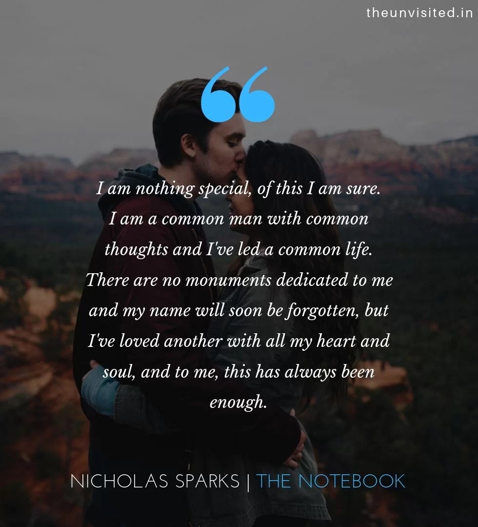 16 Best Nicholas Sparks Quotes To Make You Fall In Love All Over Again