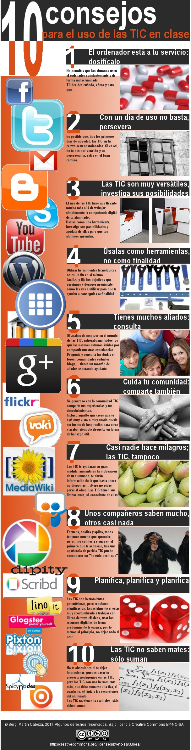 10 Consejos Para El Uso De Las Tic En Clase Infografia Infographic