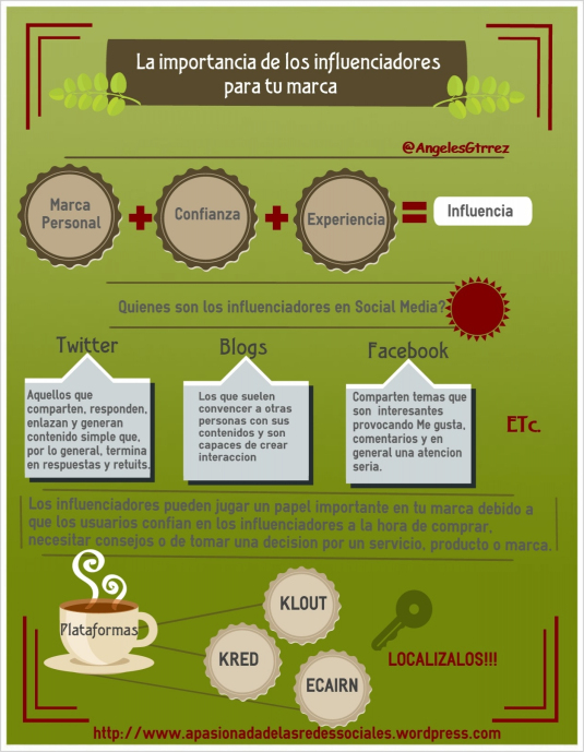 La Importancia Del Los Influencers Para Tu Marca Infografia