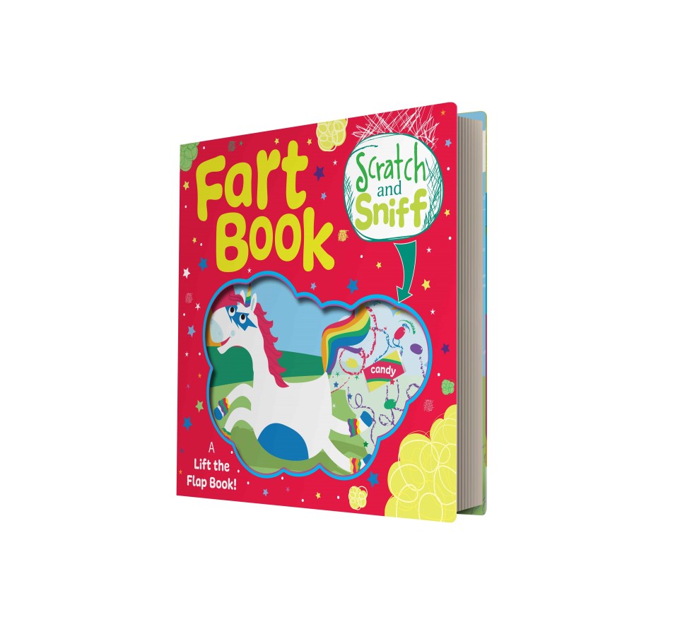 Scratch And Sniff Unicorn Fart Book ⋆ Time Machine Hobby