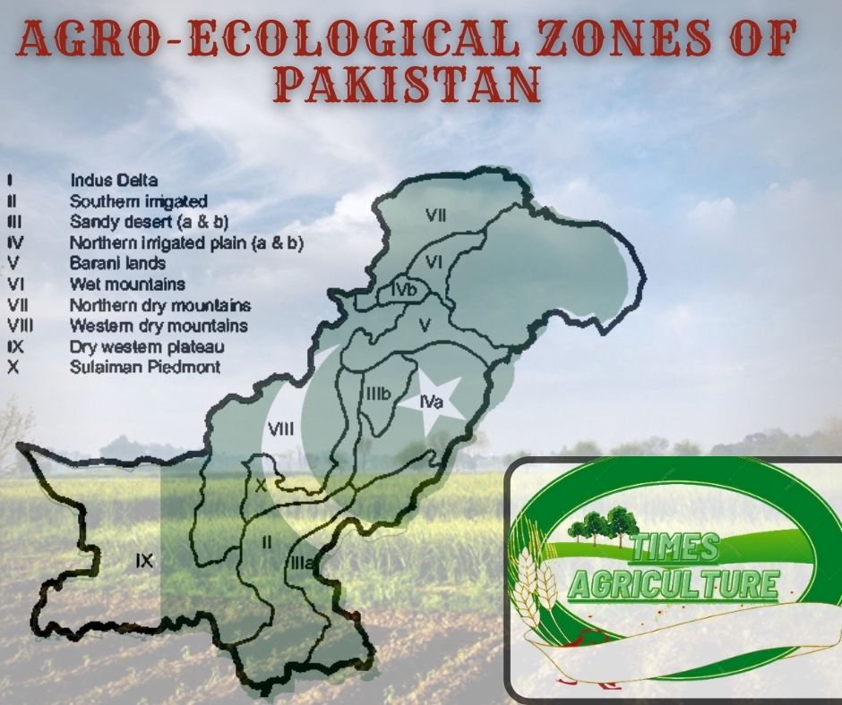 Agro Ecological Zones Of Pakistan Times Agriculture