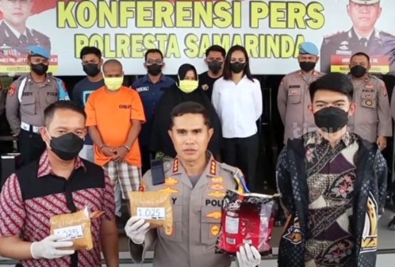 Kurir Sabu Jaringan Lapas Bontang Diringkus Polisi Amankan 2 Kg Barang