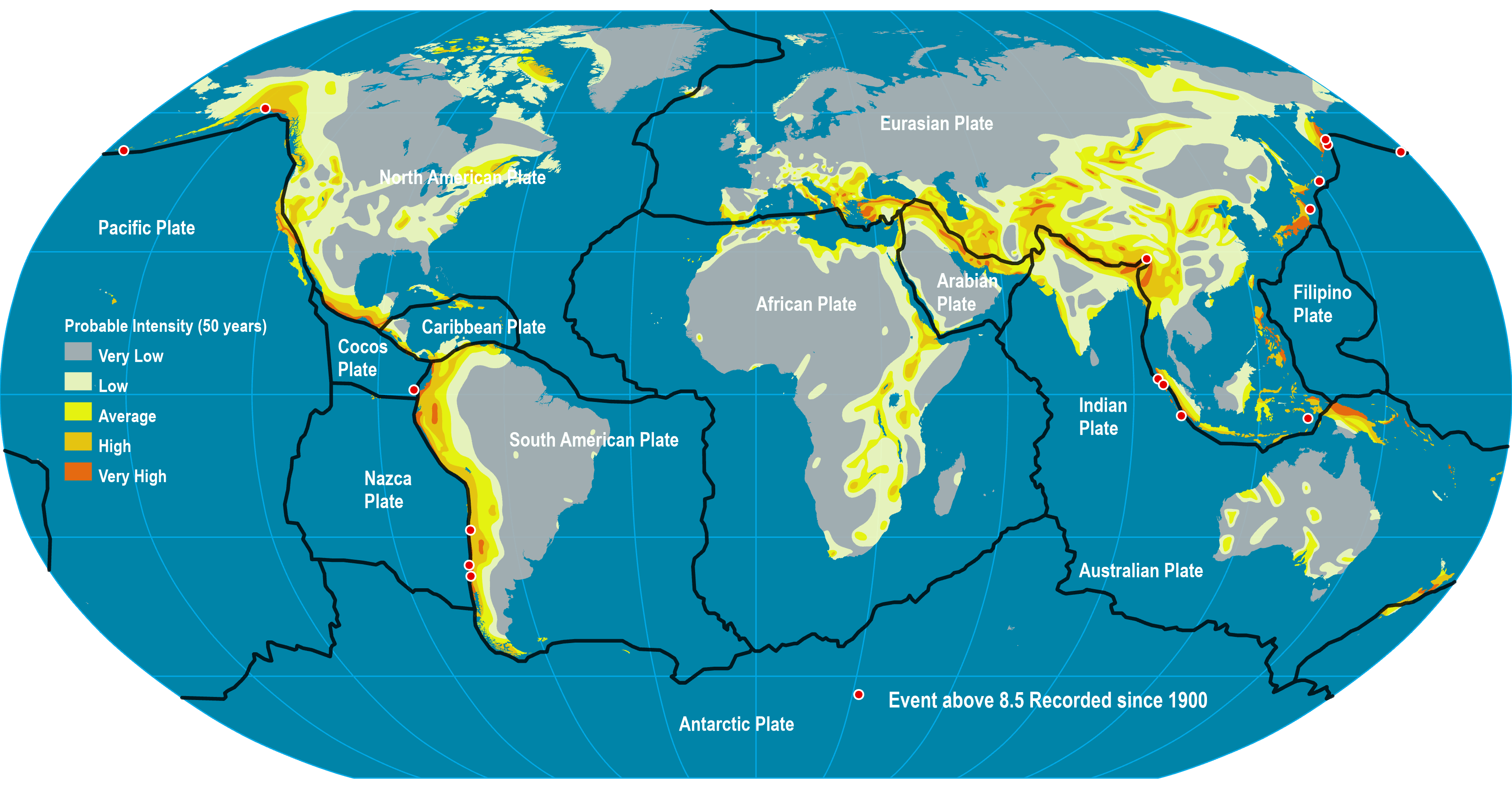 Global Plate Tectonics And Seismic Activity The Geography Of