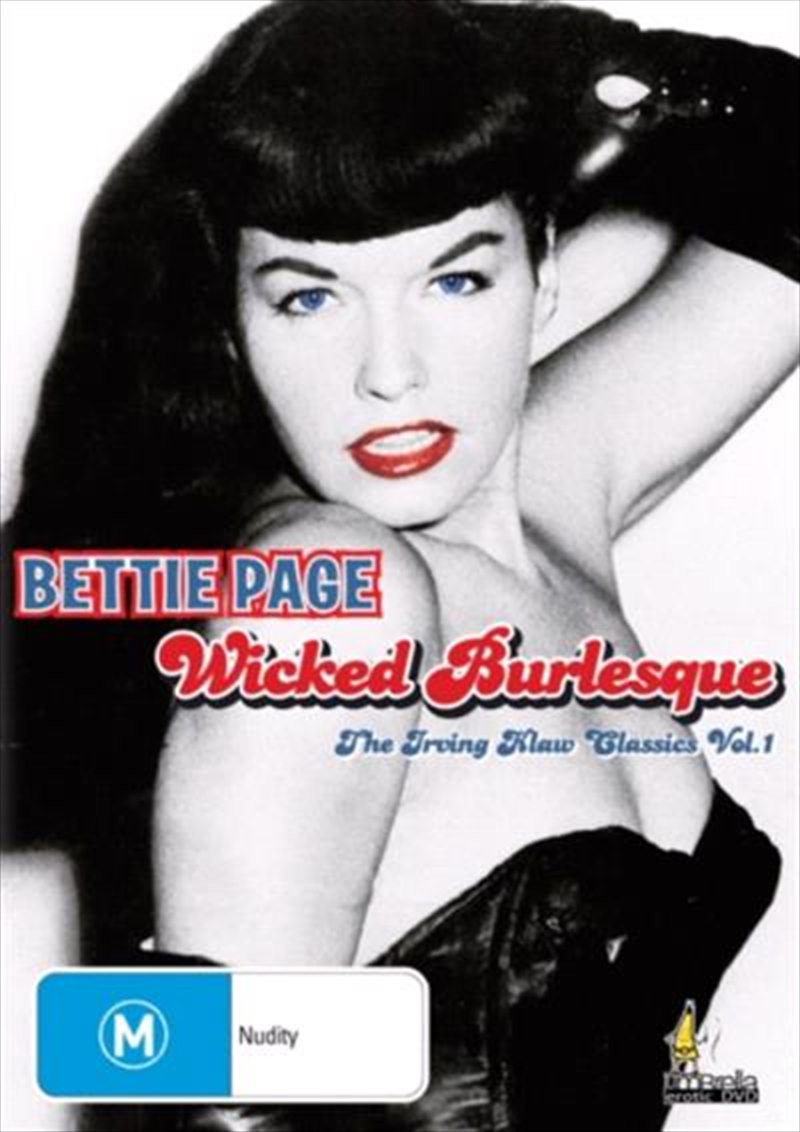 Bettie Page Wicked Burlesque The Irving Klaw Classics Vol 1 Glamour