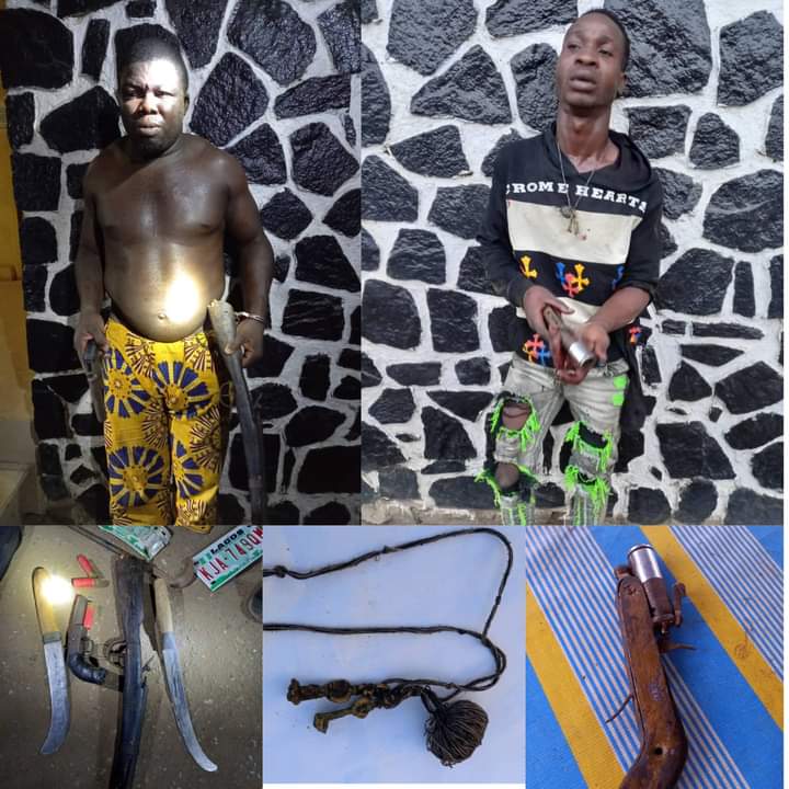 Lagos Police Arrest Suspected Cultists Armed Robbers In Trasit