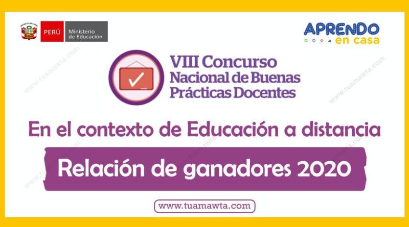 Minedu Relación De Ganadores Del Viii Concurso Nacional De Buenas