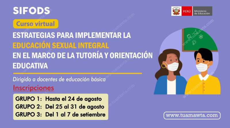 Minedu Curso Virtual Estrategias Para Implementar La Educación Sexual