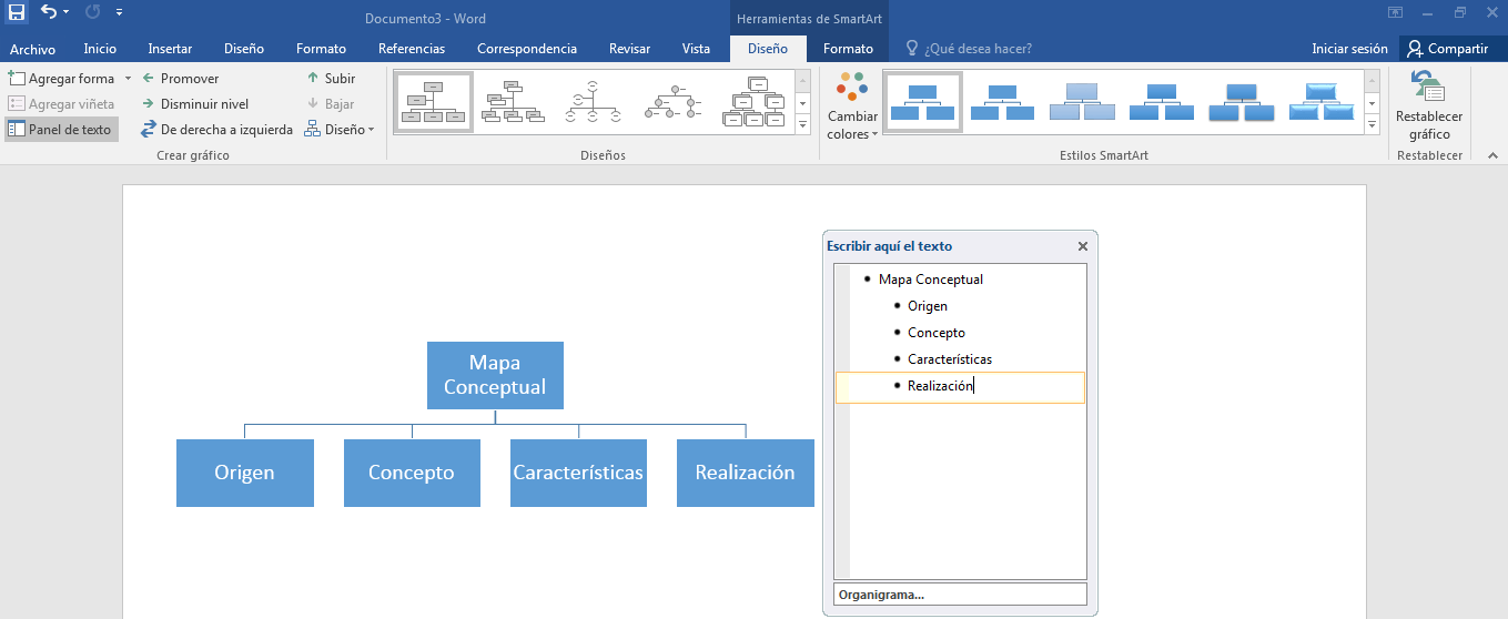 Cómo Elaborar Un Mapa Conceptual En Microsoft Word 2023