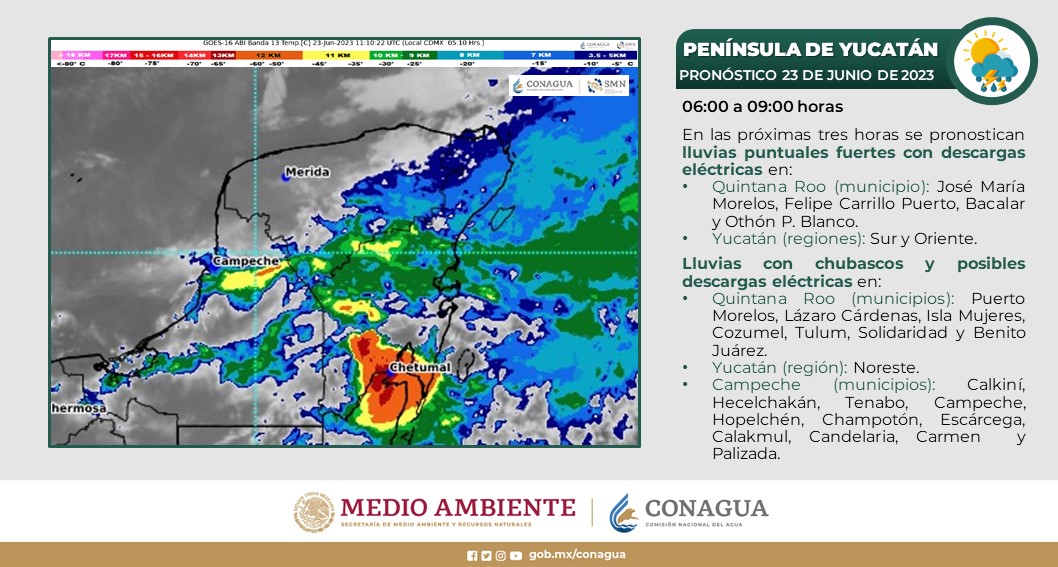 Pronóstico Del Clima Para Hoy Viernes 23 De Junio 2023 En Quintana Roo