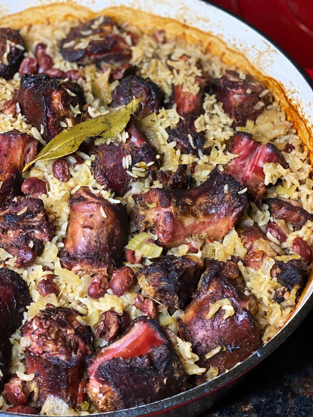 Smoked Turkey Neck Red Beans And Rice Two And A Knife Marissa Bolden